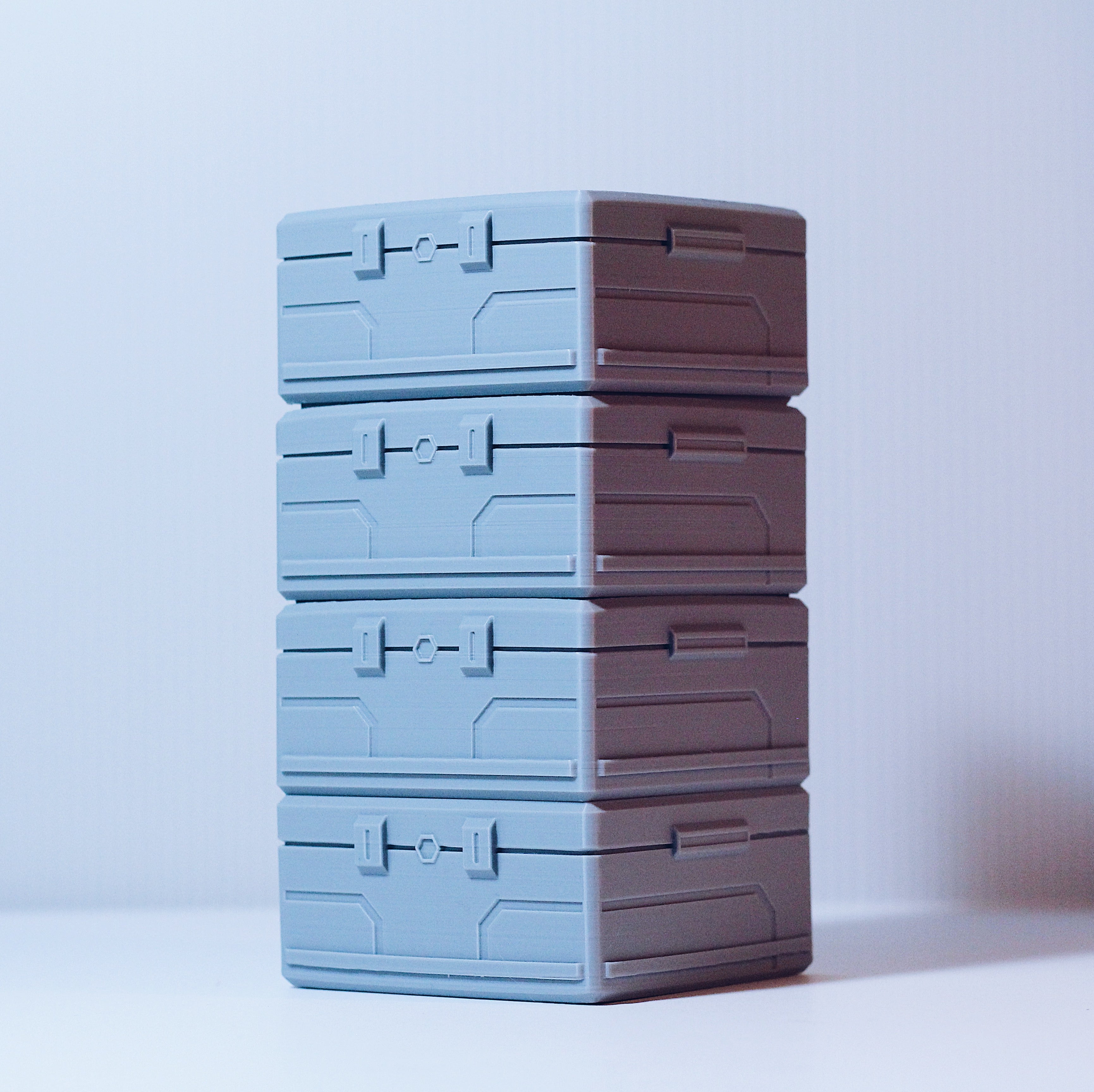 DESK DIO 4: 1/12 MODULAR BOXES - STL FILE – Salient Scale